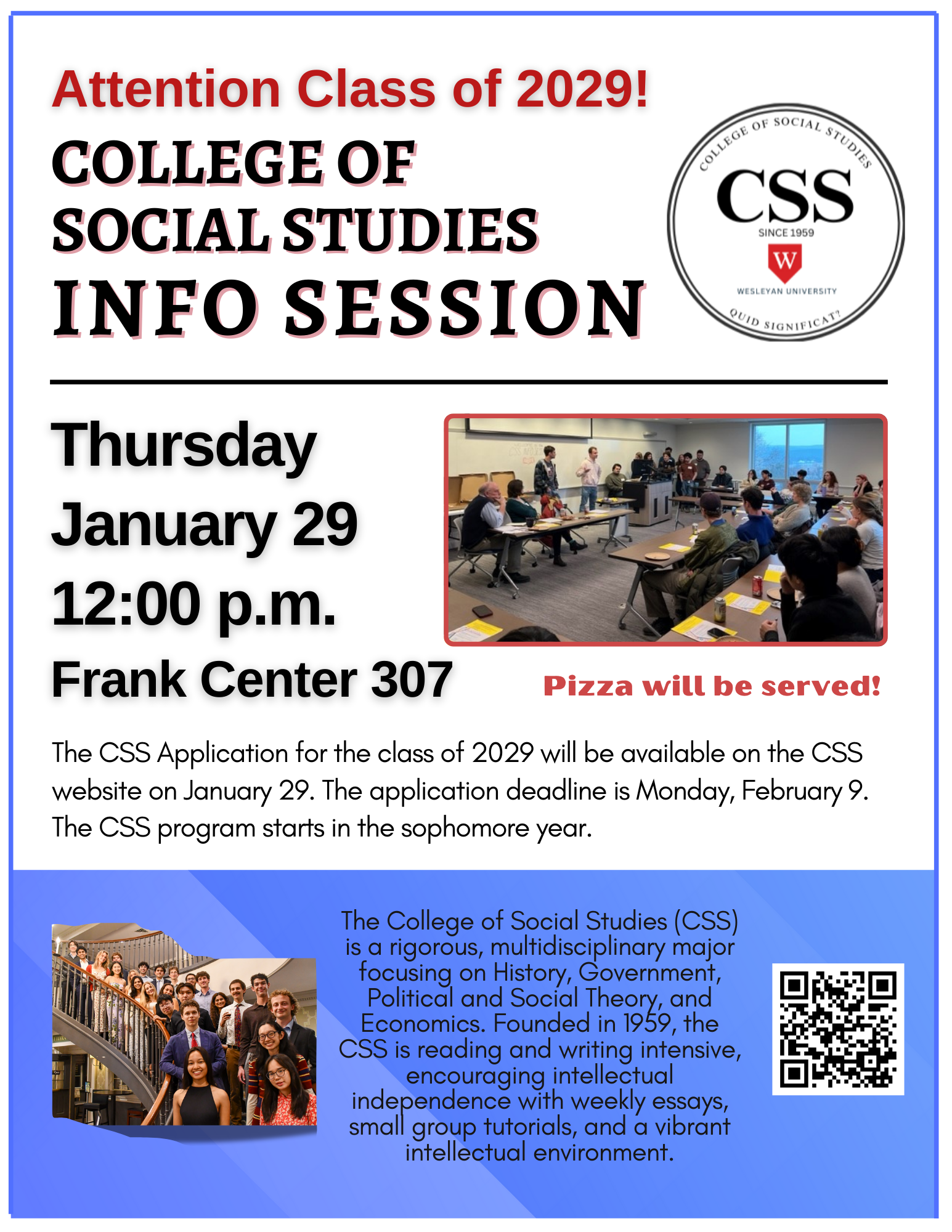CSS Info Session – Class of 2029